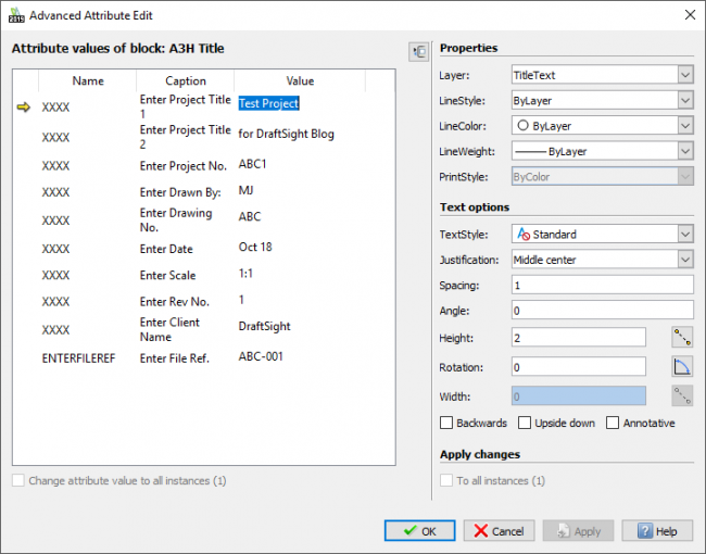 Title Block Attributes - DraftSight Blog - DraftSight Blog