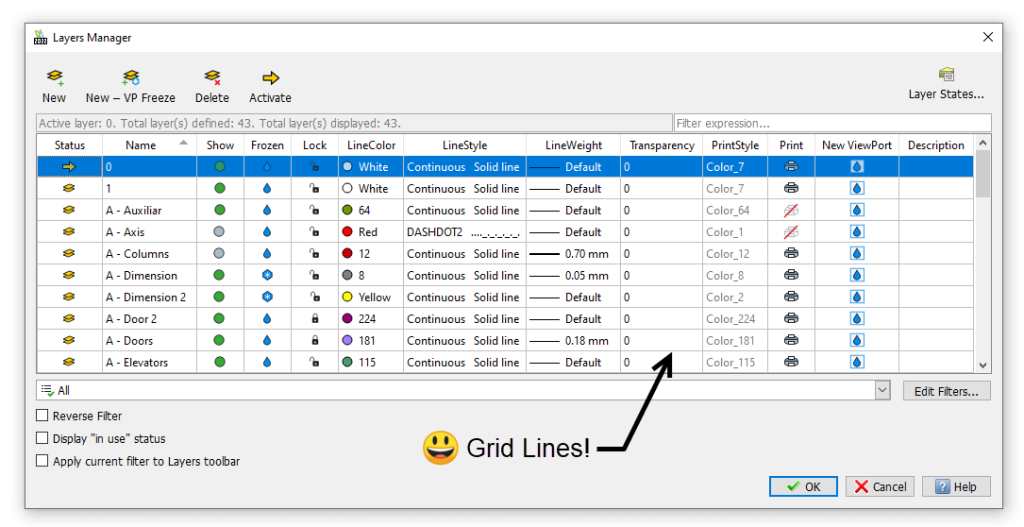 Layer Properties Manager in DraftSight - DraftSight Blog - DraftSight Blog