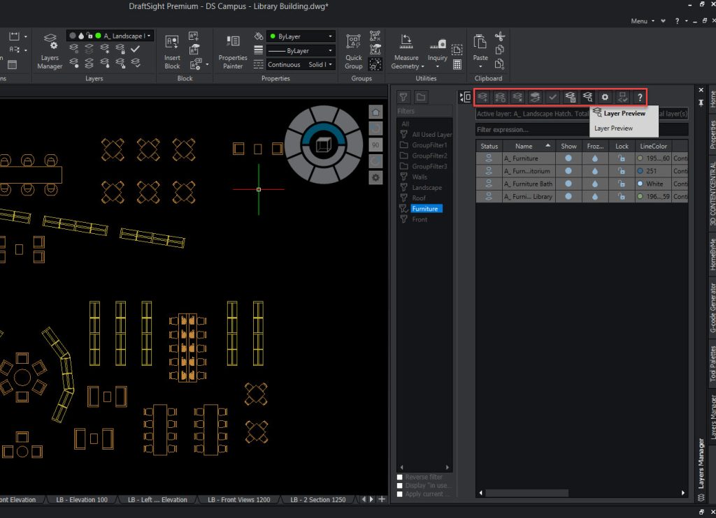 A Guide to DraftSight 2024's Layers Manager Palette - DraftSight Blog - DraftSight Blog