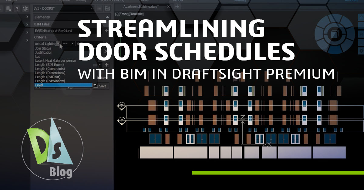 Streamlining Door Schedules with BIM in DraftSight Premium - DraftSight Blog - DraftSight Blog